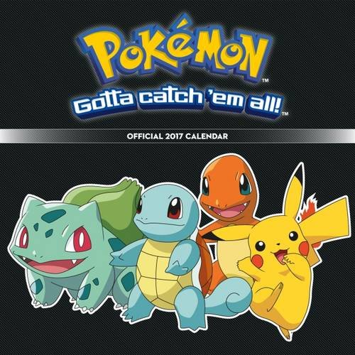 Pokemon Official 2017 Square Calendar in Kuwait | Whizz Wall Calendars