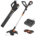 Amazon.com : Worx 20V GT 3.0 + Turbine Blower + Hedge Trimmer ...
