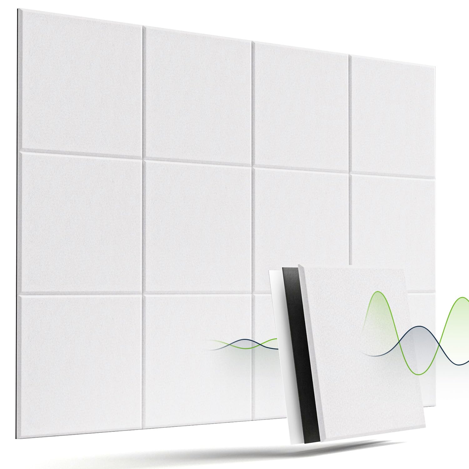 Woovio Soundproof Wall Panels Mass Loaded Vinyl Sound Proof Panels High ...