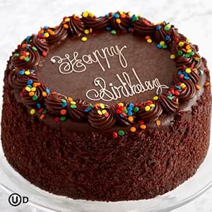 Shari's Berries - Three Layer Chocolate Happy Birthday Cake - 1 Count ...
