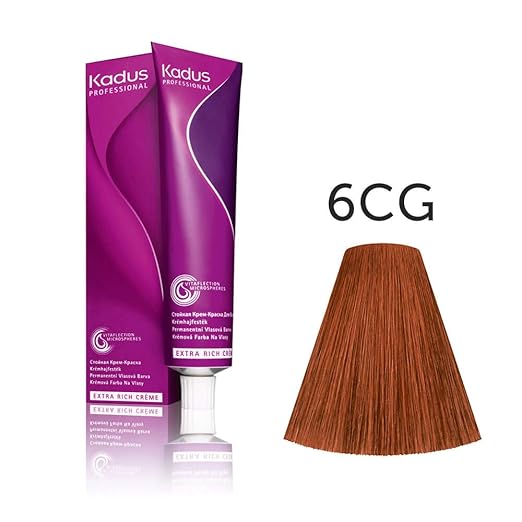 Amazon.com: Kadus Professional Permanent Hair Color (6cg Dark Blonde ...