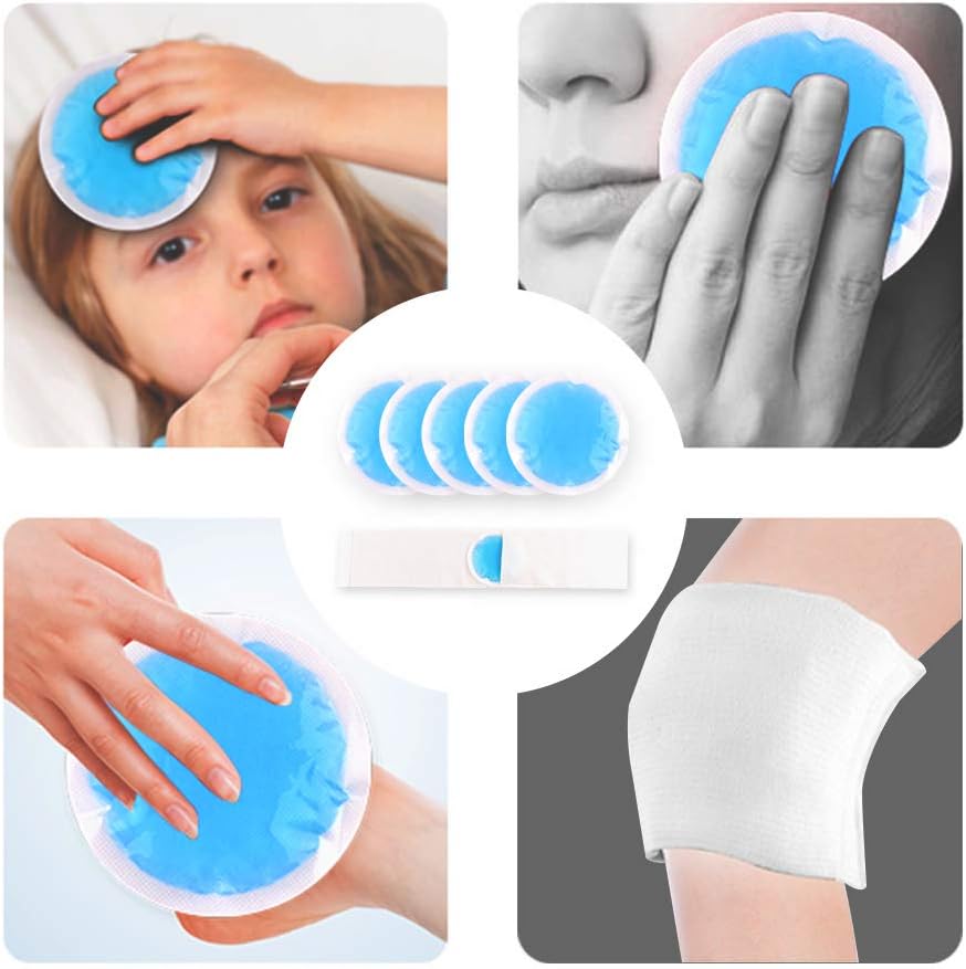 NEWGO®Ice Pack for Injuries Reusable Hot Cold Compress Gel Ice Pack for ...