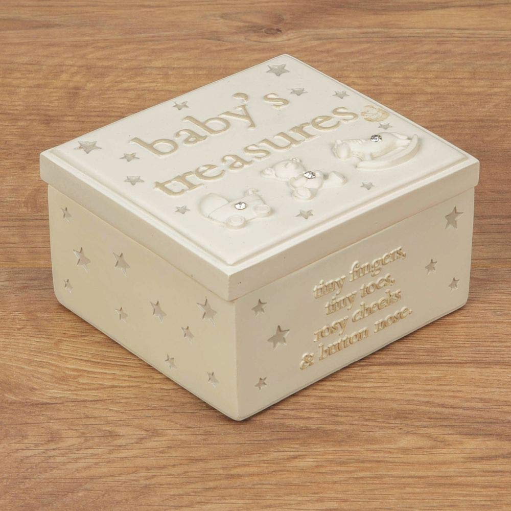 Bambino Resin Baby Trinket Box Babys Treasures (CG908): Amazon.co.uk: Baby