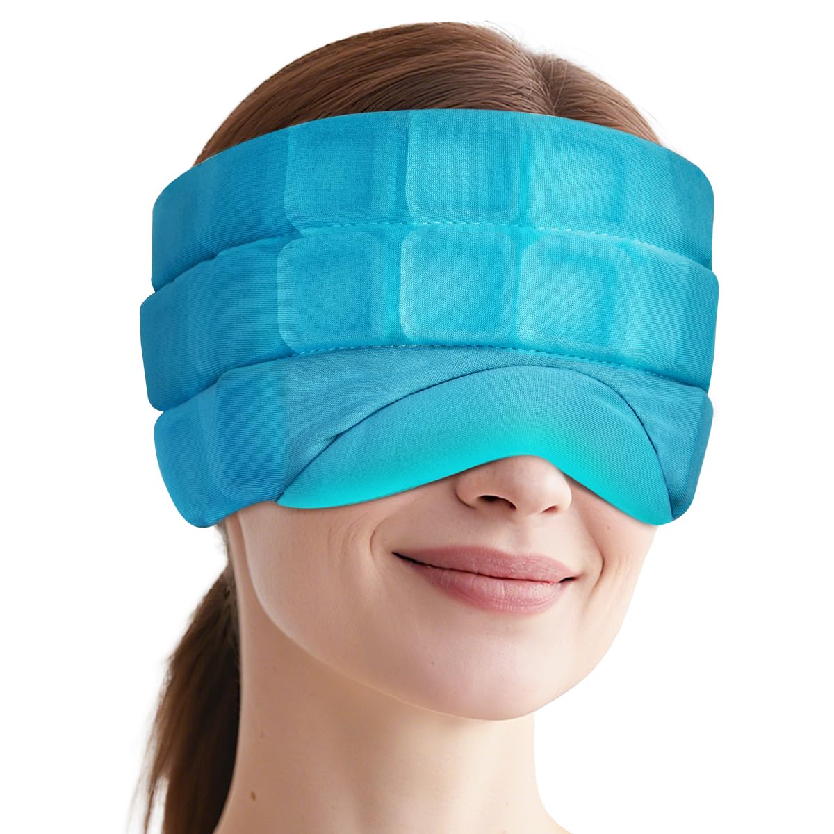 Comfcube Head Ice Pack for Migraine Relief, 2 Hours Long Lasting Cold ...
