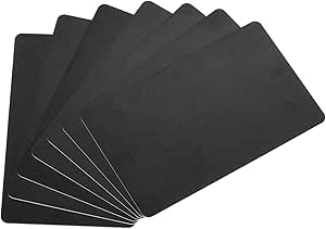 uxcell 40pcs Blank PVC Cards Color, CR80 30Mil Plastic Cards Blank ID ...