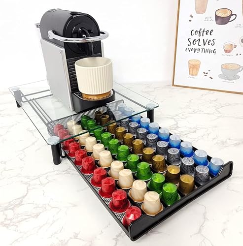 XICEN Stylish Coffee Capsule Storage Drawer Rack for Nespresso Coffee ...