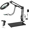 Amazon.com: Magnifying Glass with Light and Stand, 3-in-1 Gooseneck ...