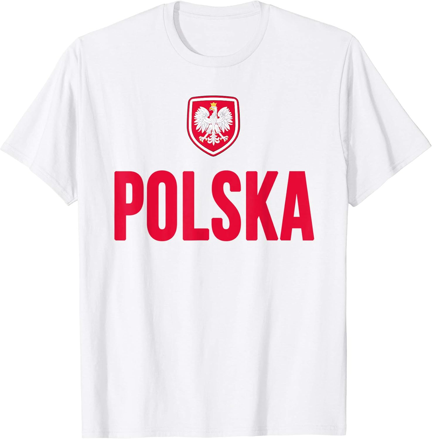 Women's Polska T-shirt Poland Tee Polish Pride XL White: Amazon.co.uk ...