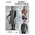 Amazon.com: Simplicity Sewing Pattern S9593 BB Men's Coat, Jacket and ...