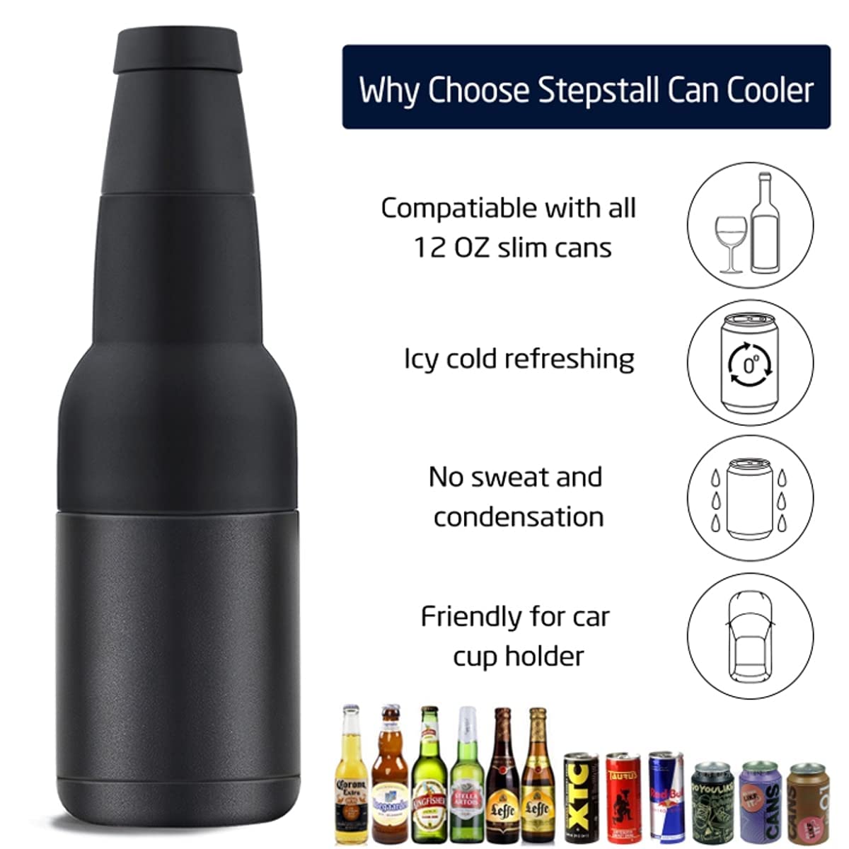 Mua Stepstall Beer Gifts for Men, Beer Bottle and Can Cooler with Beer ...