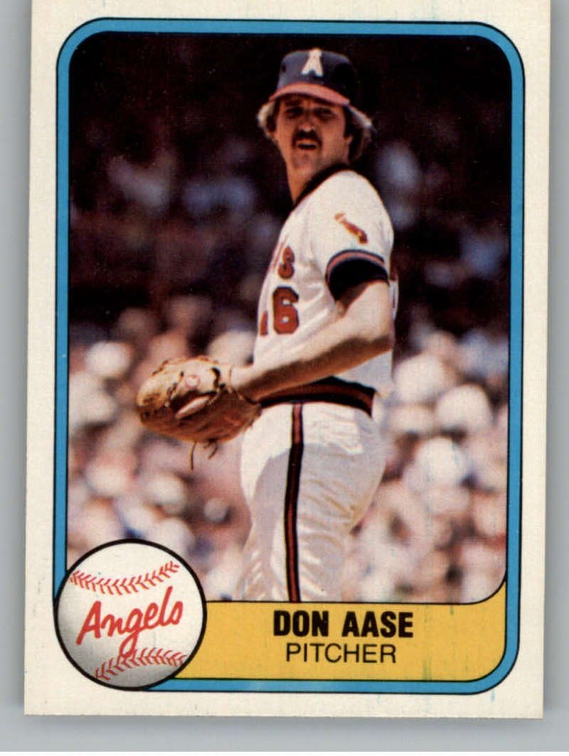 Amazon.com: 1981 Fleer #286 Don Aase California Angels: Collectibles ...