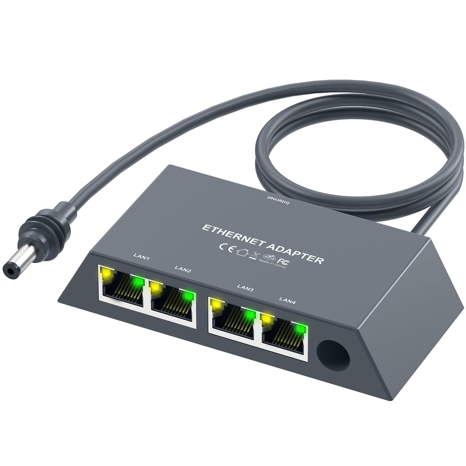 Starlink Gen3/Mini Ethernet Adapter with 4 RJ45 Ports,Multi Ports ...