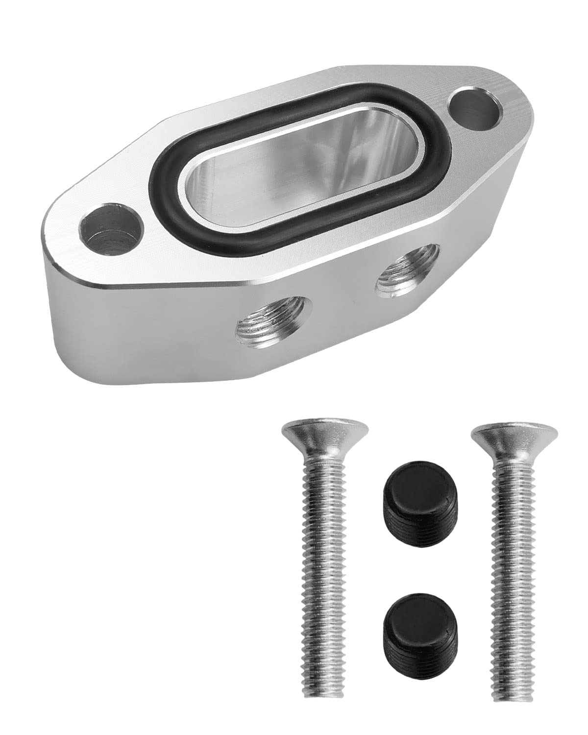 Mua LS Oil Port Adapter 90 Degree 1/8" NPT LS Twin Turbo Oil Feed Line ...