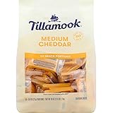 Tillamook, Medium Cheddar Cheese 3/4 oz Snack Portions, 10 ct: Amazon ...