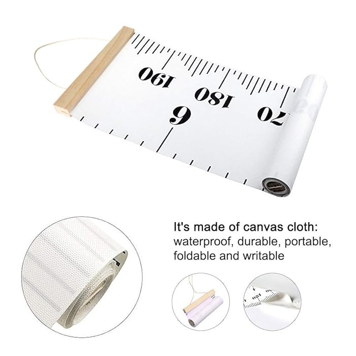 Buy ASENART Height Growth Chart for Kids – Portable Foldable Writable ...