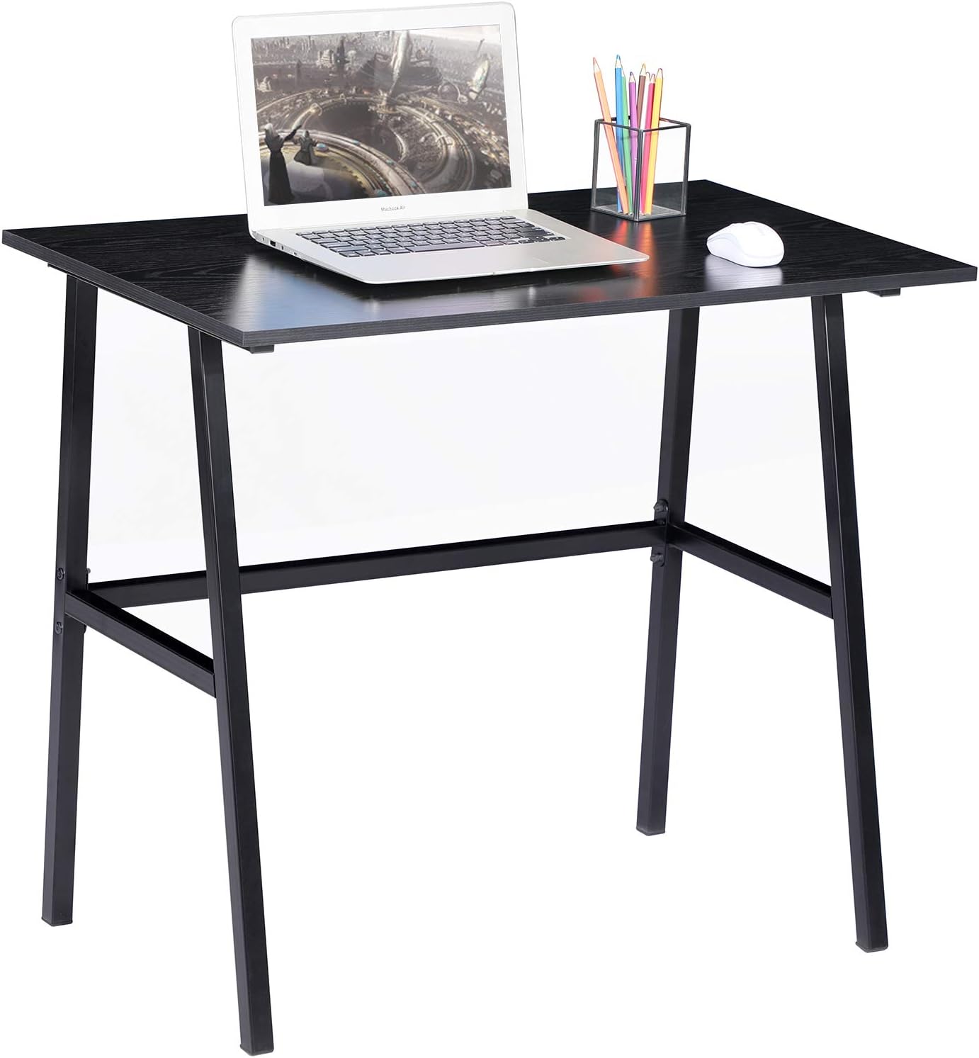 Alecono Small Desk Writing Computer Desk Small Desk for Small Space ...