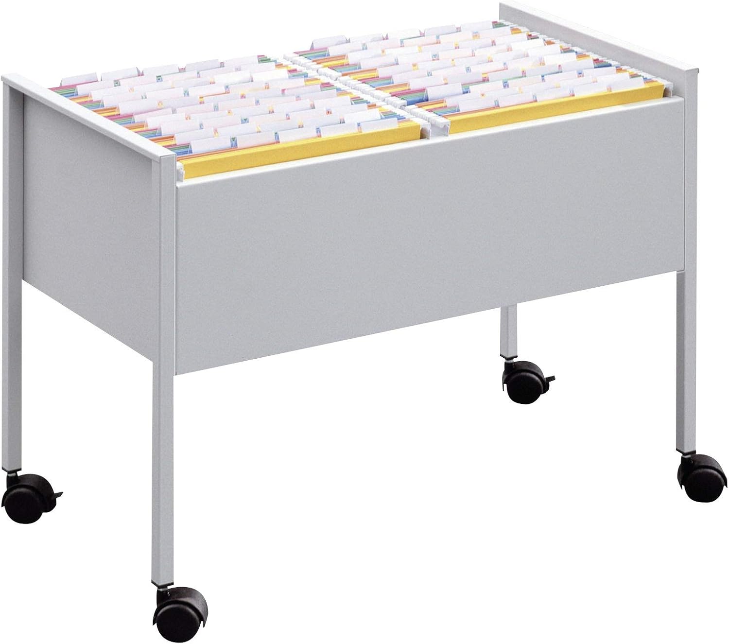 Durable Economy Suspension File Trolley - Black/Grey: Amazon.co.uk ...