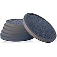 Amazon.com: Absorbent Coasters for Drinks - 6packs, Silicone Coasters ...