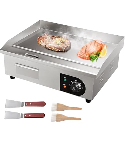 Flat Plate Grill Commercial Natural Gas Griddle, Cook Rite Heavy Duty ...