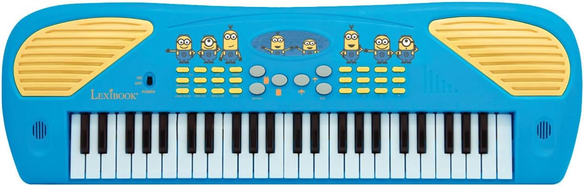 Lexibook Universal Despicable Me Minions Electronic Keyboard, 10 demo ...