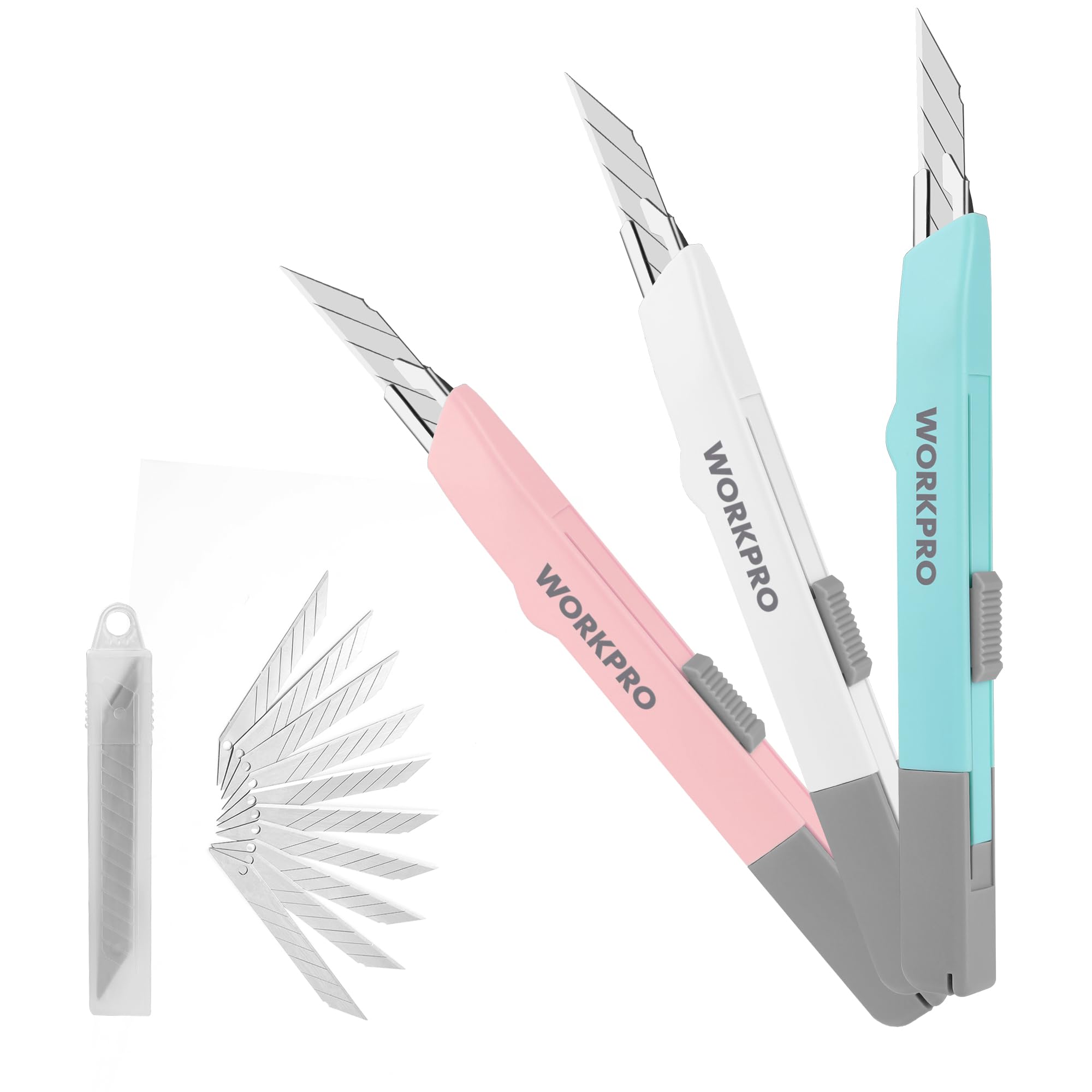 WORKPRO Premium Utility Knife Retractable Snap-off blade, Gift for Men ...