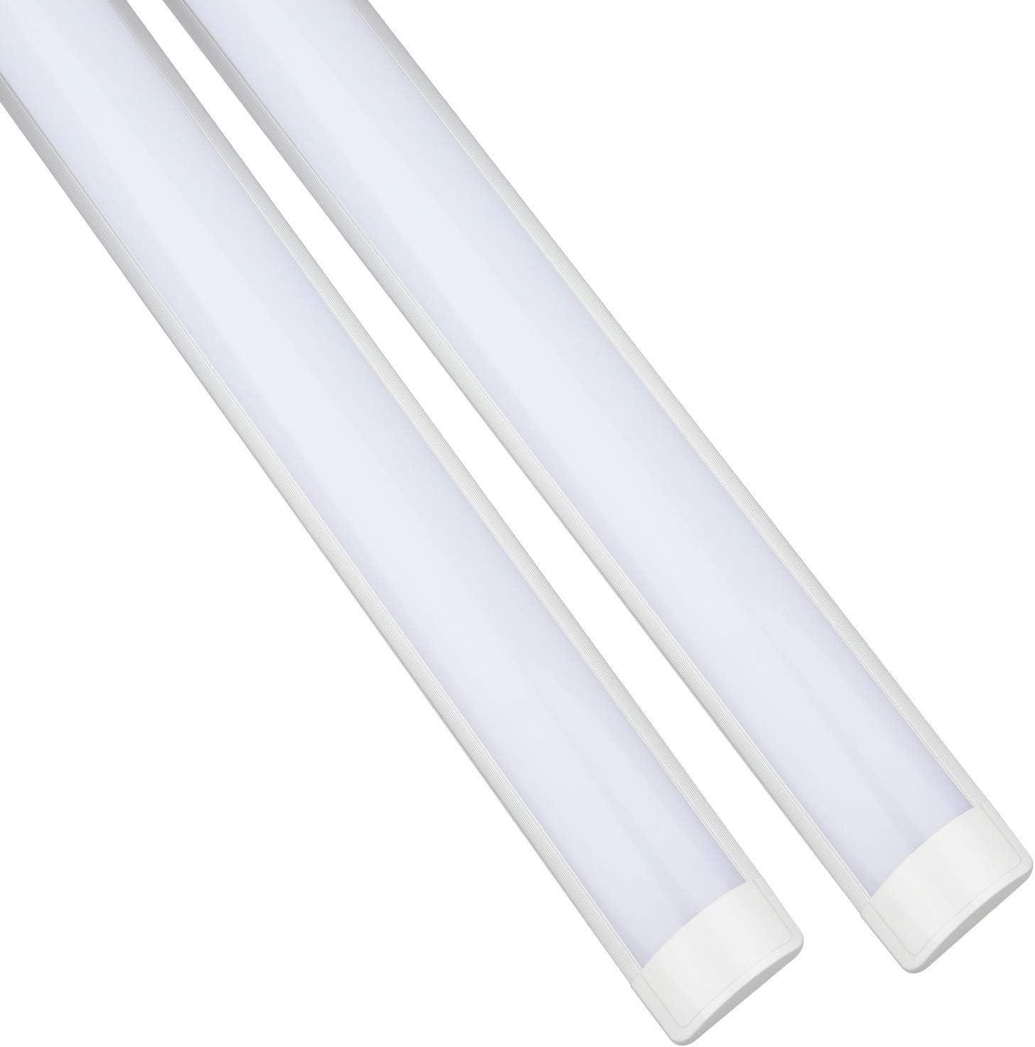 3FT 24W LED Batten Tube Light, 2160 Lumen 6500k Daylight White, Slim ...