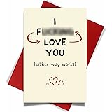 Amazon.com : Cheerin Valentine's Day Cards for Him or Her | Anniversary Card | Gifts for Him or ...