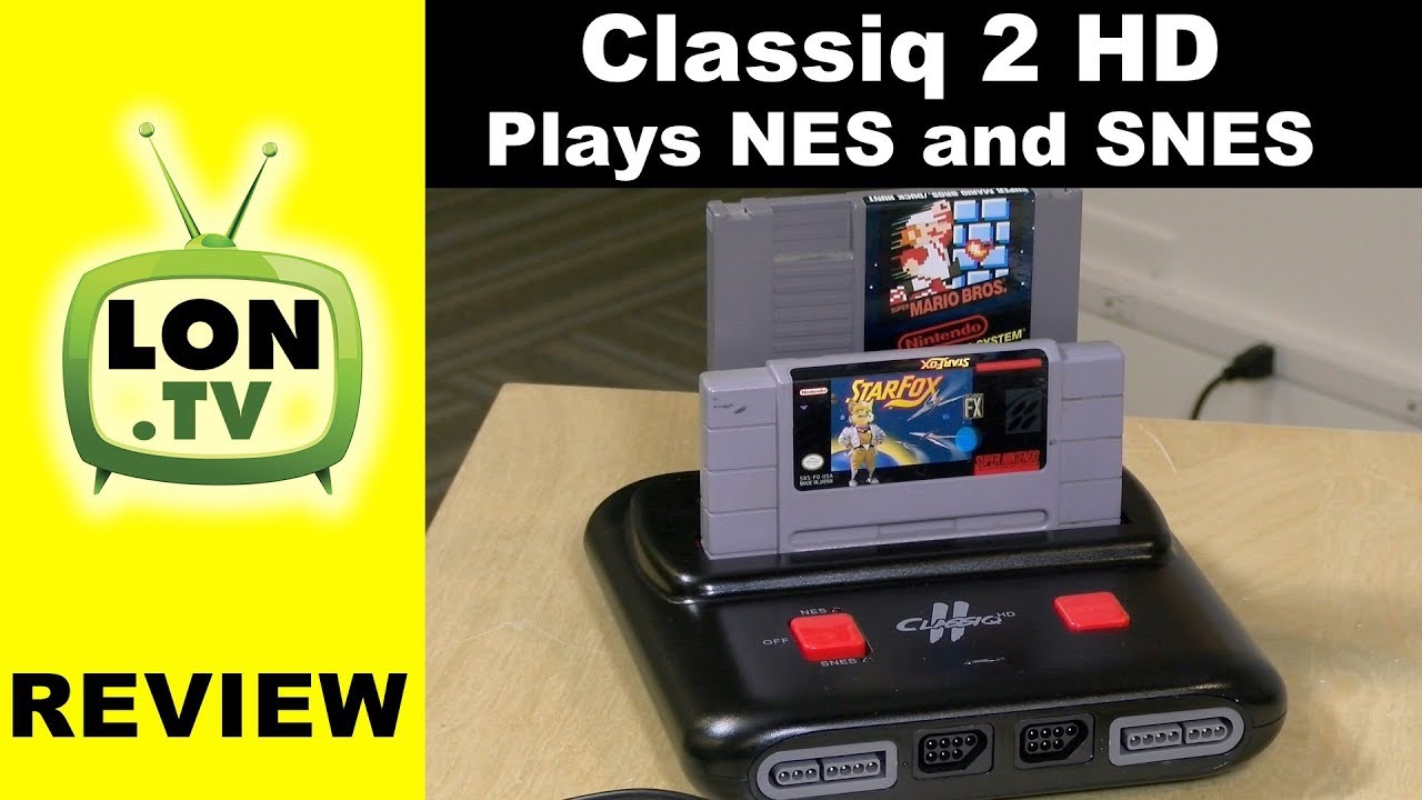 Watch Classiq 2 HD NES AND SNES Combo Clone Console Review - by Old Skool games on Amazon Live