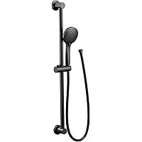Moen Showering Matte Black Eco-Performance 5-Function Handheld Shower ...
