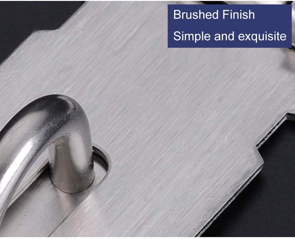 Heavy Duty Stainless Steel Door Padlock Hasp and Staple with Screws ...