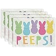Amazon.com: ARKENY Easter Placemats 12x18 Inches Set of 4, Bunny Rabbit ...