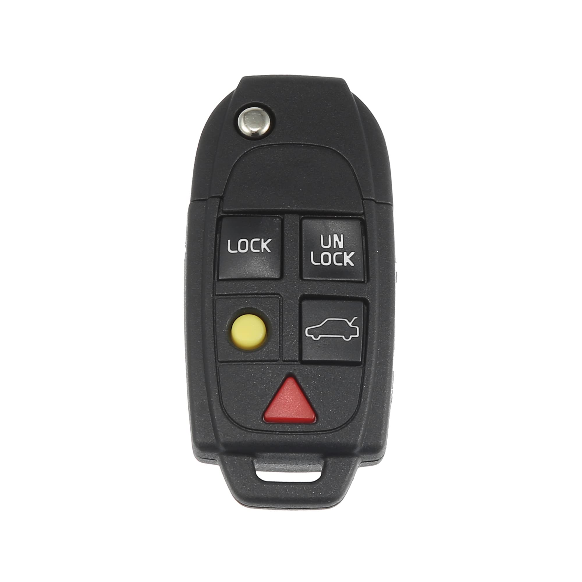 X AUTOHAUX LQNP2T-APU Car Key Fob Shell 5 Button Remote Control Key ...
