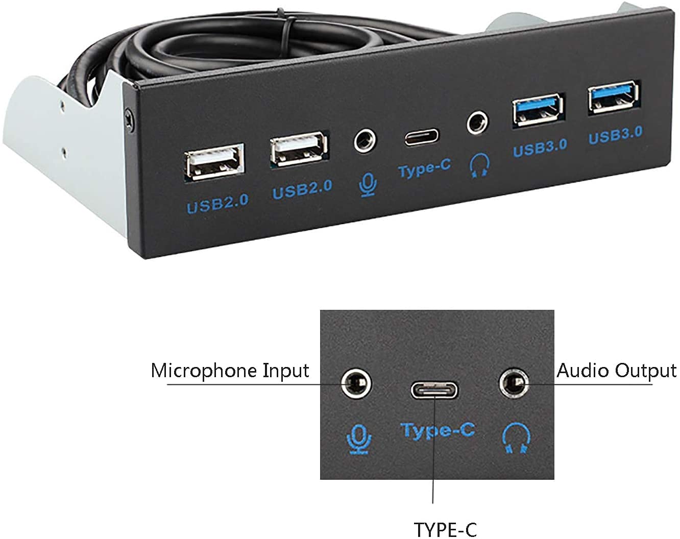 Mua VAKABOX USB 3.1 Front Panel hub 5.25 Inch HD Audio Port Front Panel ...