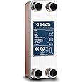 Amazon.com: ALECOIL 3"x8" 10 Plates Heat Exchanger with 3/4" MPT Port ...