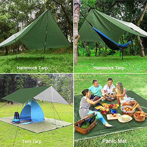 Dokpav 3 m x 3 m camping tentzeil, tentzeil, waterdichte ...