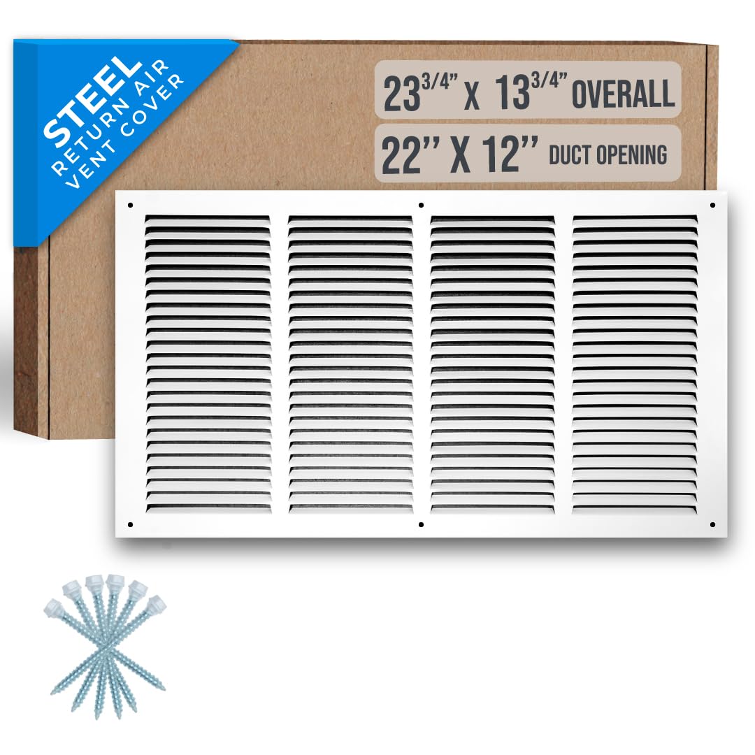 Fits 22x12 Duct Opening | Steel Return Air Grille by Handua | Vent ...