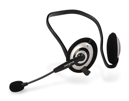 Creative HS-390 Headset with Flexible Noise-cancelling Microphone ...