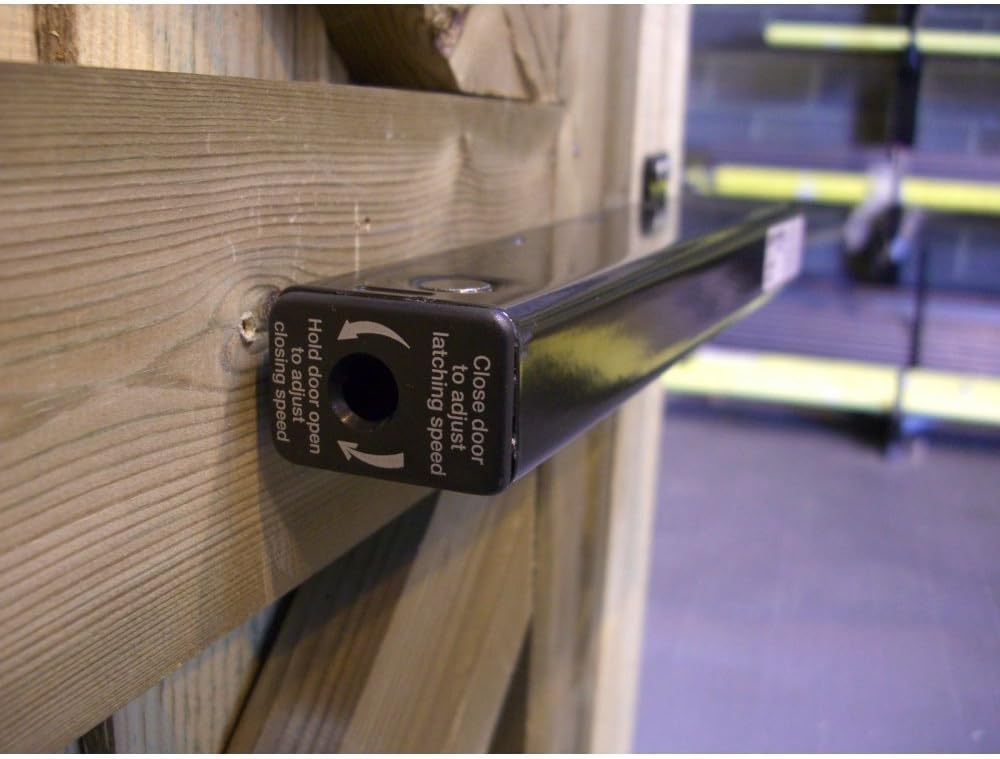 Super Saturday Black Hydraulic Gate Closer Max Gate Weight 50kg Boxing ...