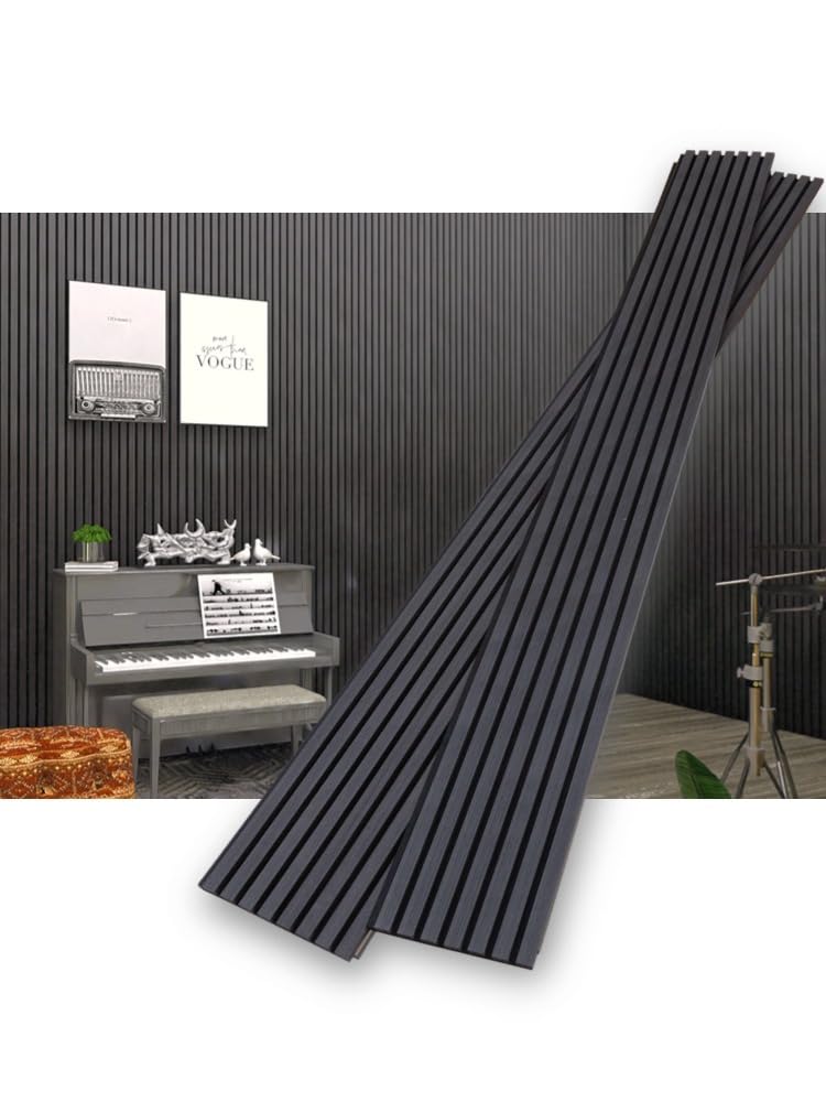 Eazart Acoustic Wood Veneer Slat Wall Panels for Interior Wall and ...