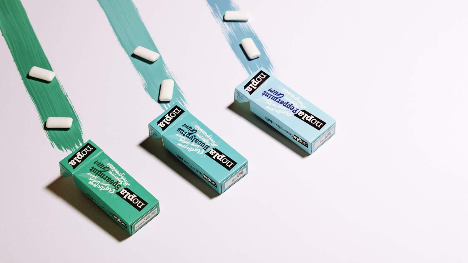 Nopla Plastic Free Natural Chewing Gum – Plant-based, Sugar free, Vegan ...