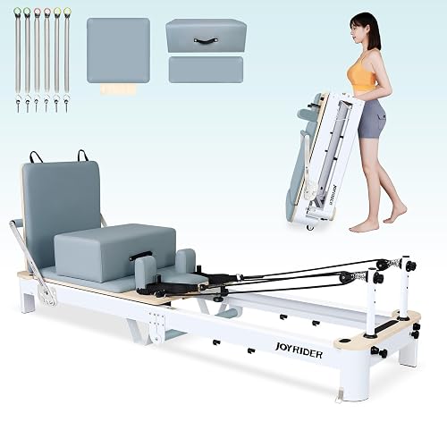 JOYRIDER Pilates Reformer, 92" Foldable Pilates Reformer Machine ...