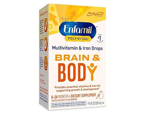 Enfamil Poly-Vi-Sol Multivitamin Supplement Drops with Iron 50 mL in ...