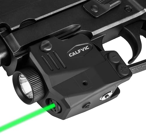 CALFVIC Pistol Light Laser Sight Gun Light Picatinny Weaver Rail with ...