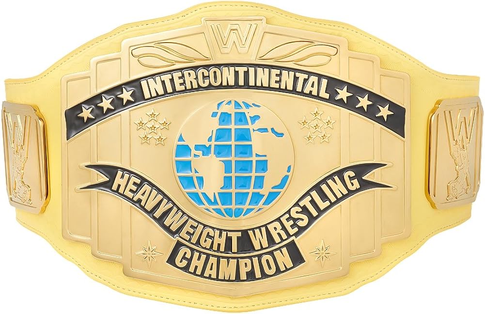 WWE Yellow Intercontinental Championship Replica Title Belt – BigaMart