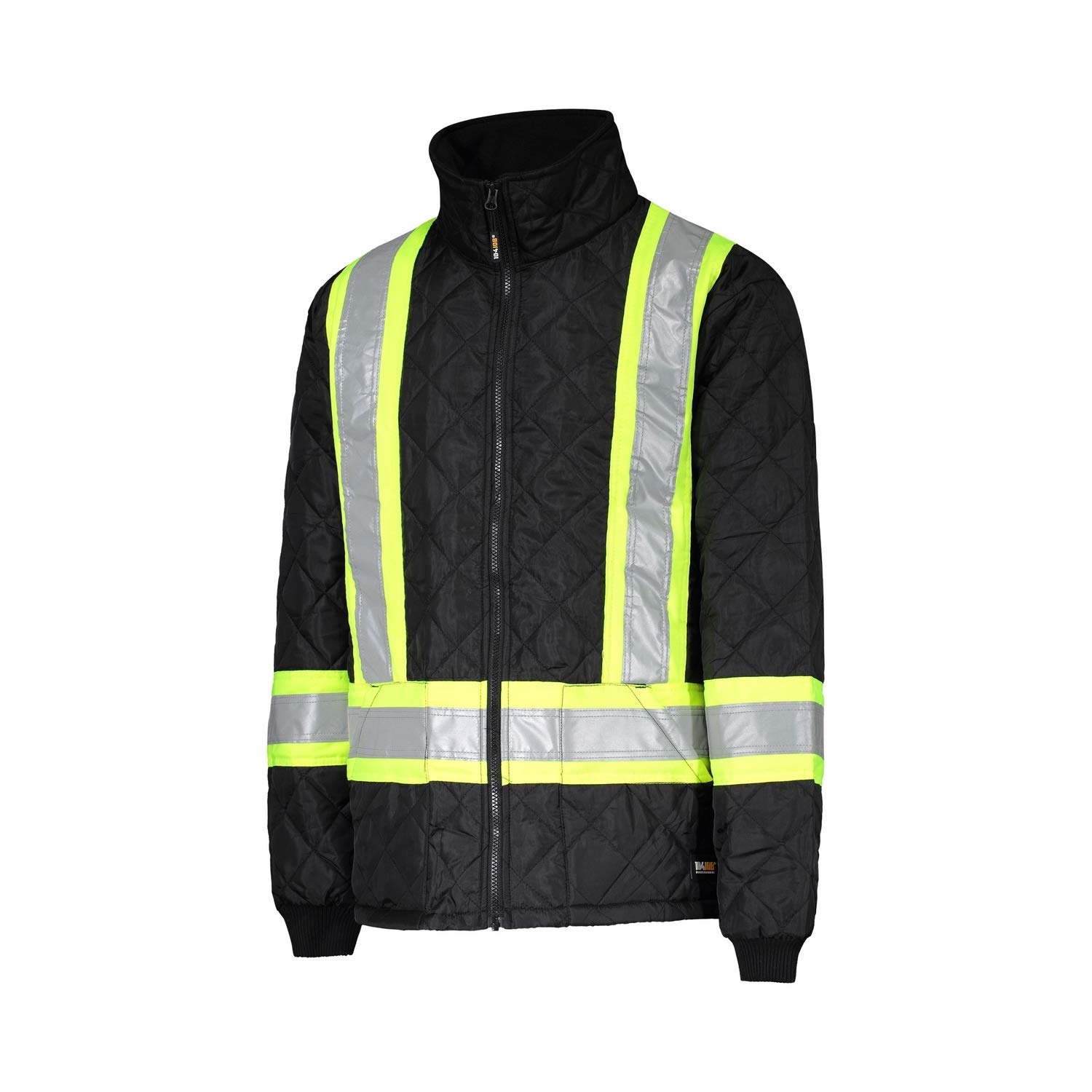 10/4 JOB High Visibility Quilted Nylon Refrigerator Jacket, with a YKK ...