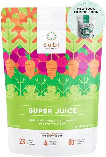 Subi | Best Green Superfood | Raw Ingredients: Matcha, Kale, Barley ...