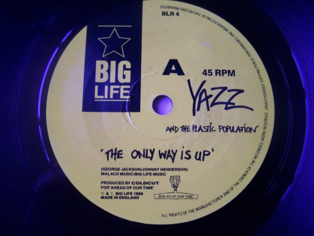 YAZZ & PLASTIC POPULATION The Only Way Is Up 7" 45: Yazz and the Plastic Population, Yazz and ...