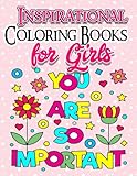 Amazon.com: Inspirational Coloring Book for Girls: Inspiring Quotes to ...