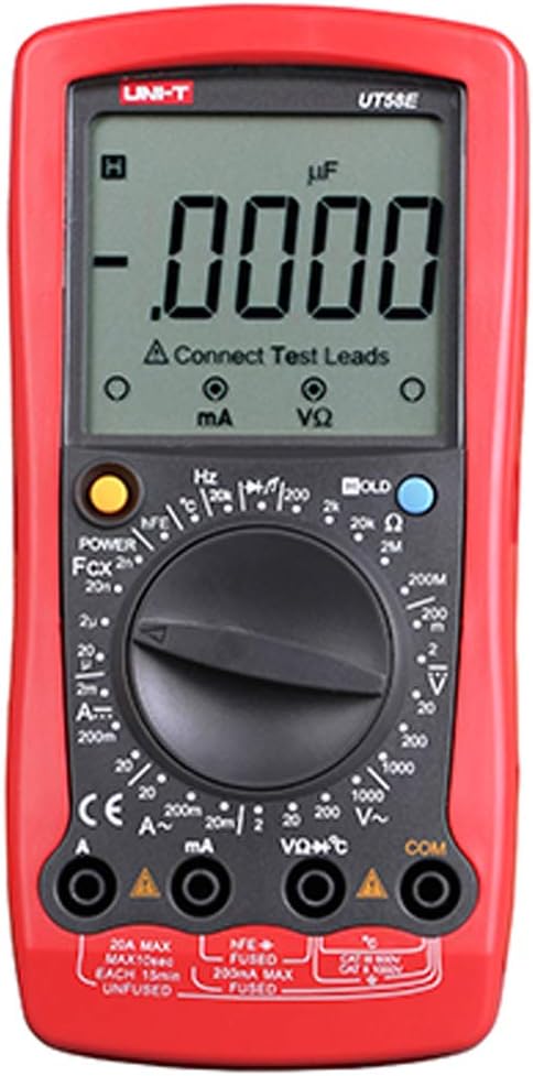 UNI-T UT58E General Digital Multimeter Full Icon LCD Display ...