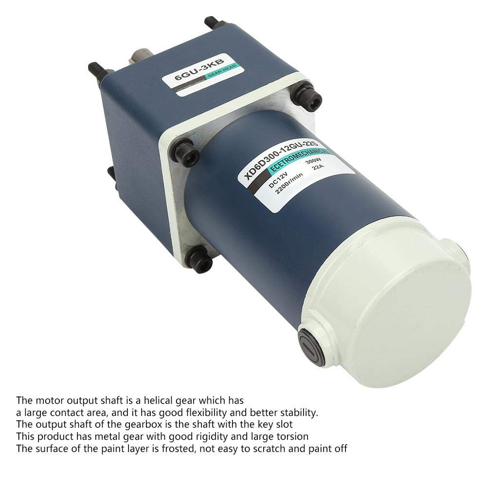 300RPM Speeds Reduction Motor,High Torsion Permanent Magnet DC Geared ...